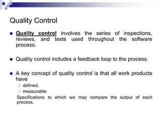 Software Quality Assurance in software engineering | PPT | Computer ...