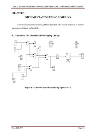 SIGNAL DECODING IN ANALOG NETWORK CODING USING ASK AND FSK MODULATION SCHEMES | PDF