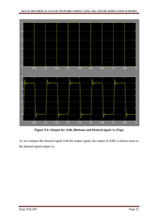 SIGNAL DECODING IN ANALOG NETWORK CODING USING ASK AND FSK MODULATION SCHEMES | PDF