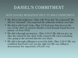 Daniel chapter 1 | PPT