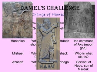 Daniel chapter 1 | PPT