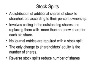 Accounting for Stock Activities | PPT
