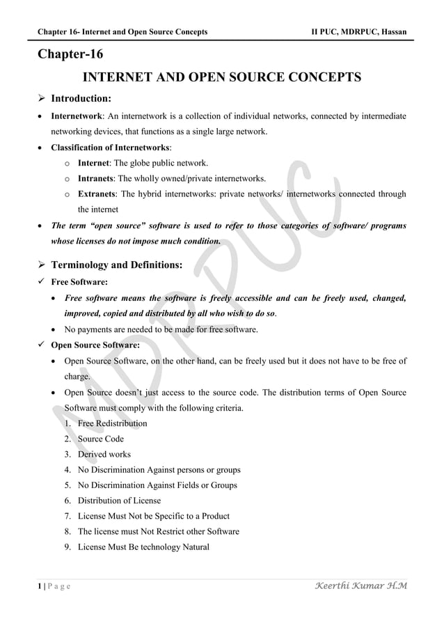chapter-16-internet-and-open-source-concepts.pdf | Shareware and Freeware | Computer Software ...
