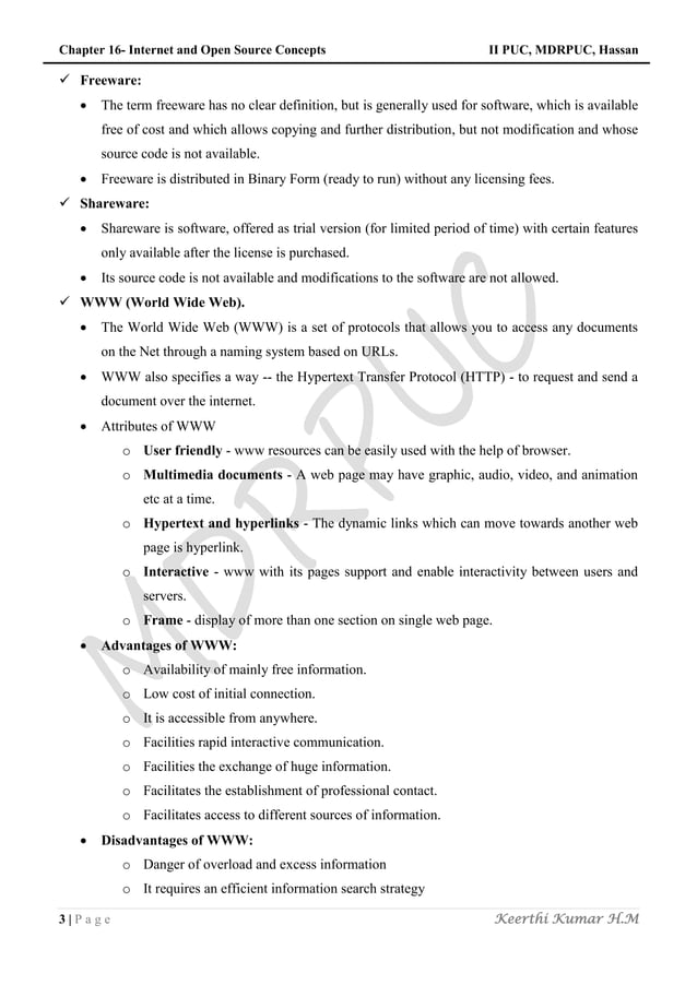 chapter-16-internet-and-open-source-concepts.pdf | Shareware and Freeware | Computer Software ...