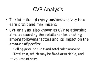 Chapter 16-marginal-costing and cvp analysis | PPT