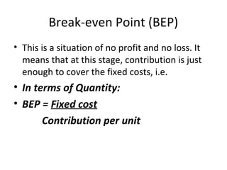 Chapter 16-marginal-costing and cvp analysis | PPT
