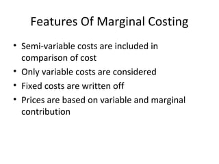 Chapter 16-marginal-costing and cvp analysis | PPT