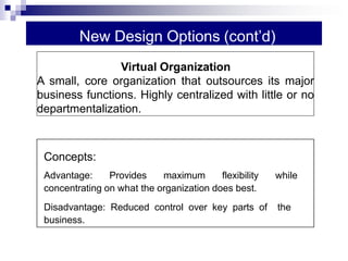 Foundations of Organization Structure, Chapter 16-Organizational ...