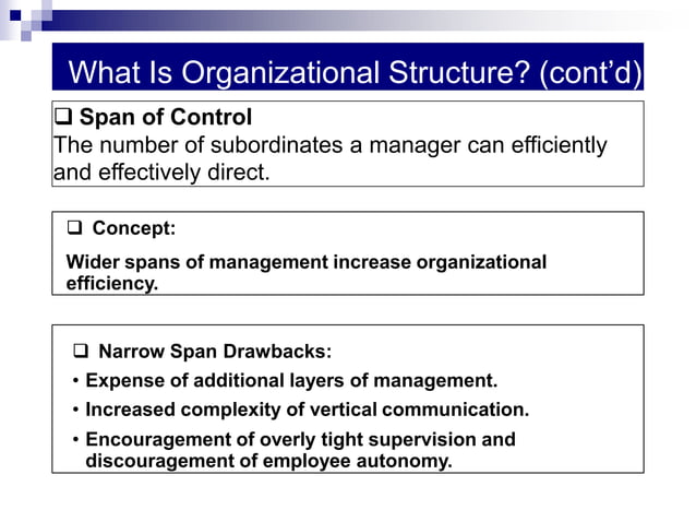 Foundations of Organization Structure, Chapter 16-Organizational ...