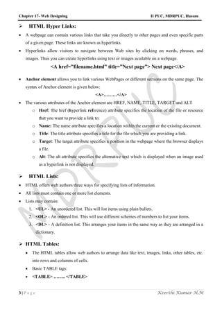 chapter-17-web-designing2.pdf | Web Design and HTML | Internet