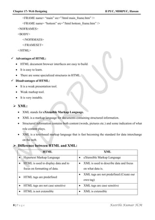 chapter-17-web-designing2.pdf | Web Design and HTML | Internet