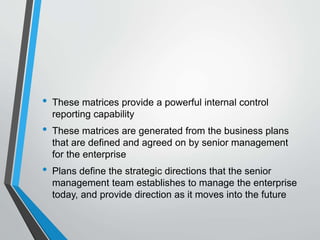 Governance Analysis using enterprise architecture | PPTX