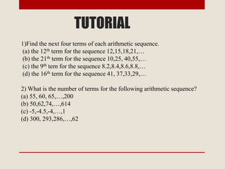 Chapter 1 arithmetic & geometric sequence | PPT