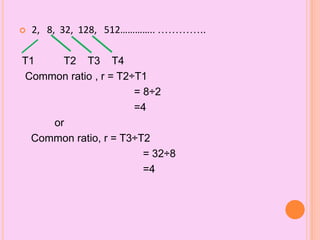 Chapter 1 arithmetic & geometric sequence | PPT