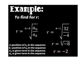 Chapter 1 arithmetic & geometric sequence | PPT