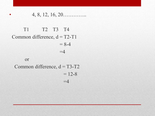 Chapter 1 arithmetic & geometric sequence | PPT