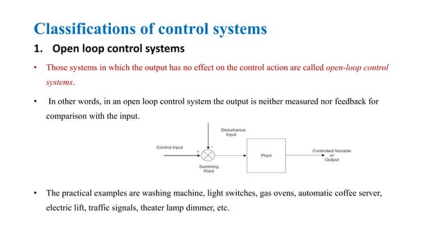Chapter 1 basic components of control system | PPTX