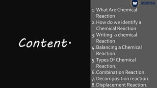 Chapter 1 chemical reactions and equations || science || class 10 | PPTX