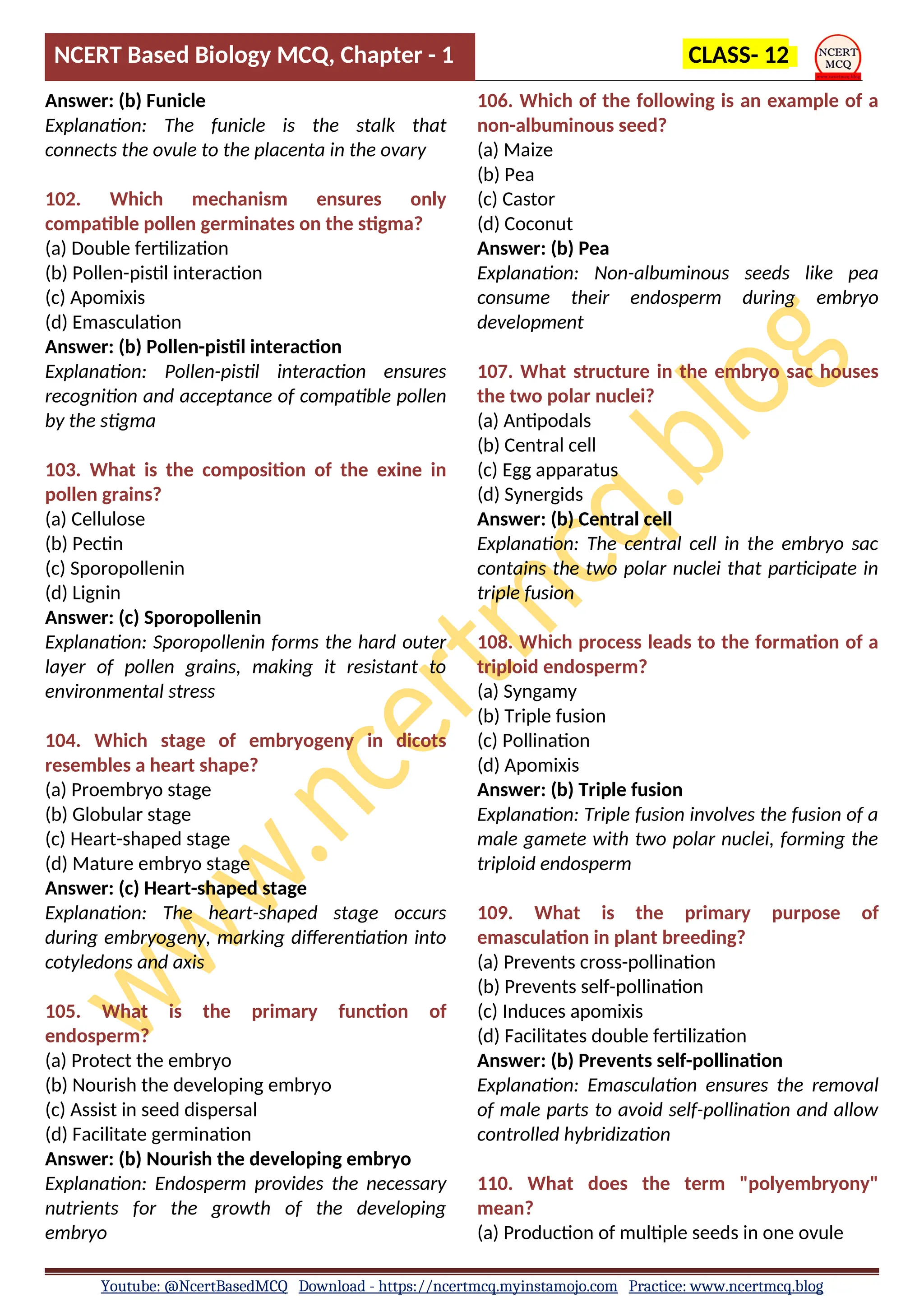 Chapter-1 Class-12th Biology NCERT Based Science MCQ.docx