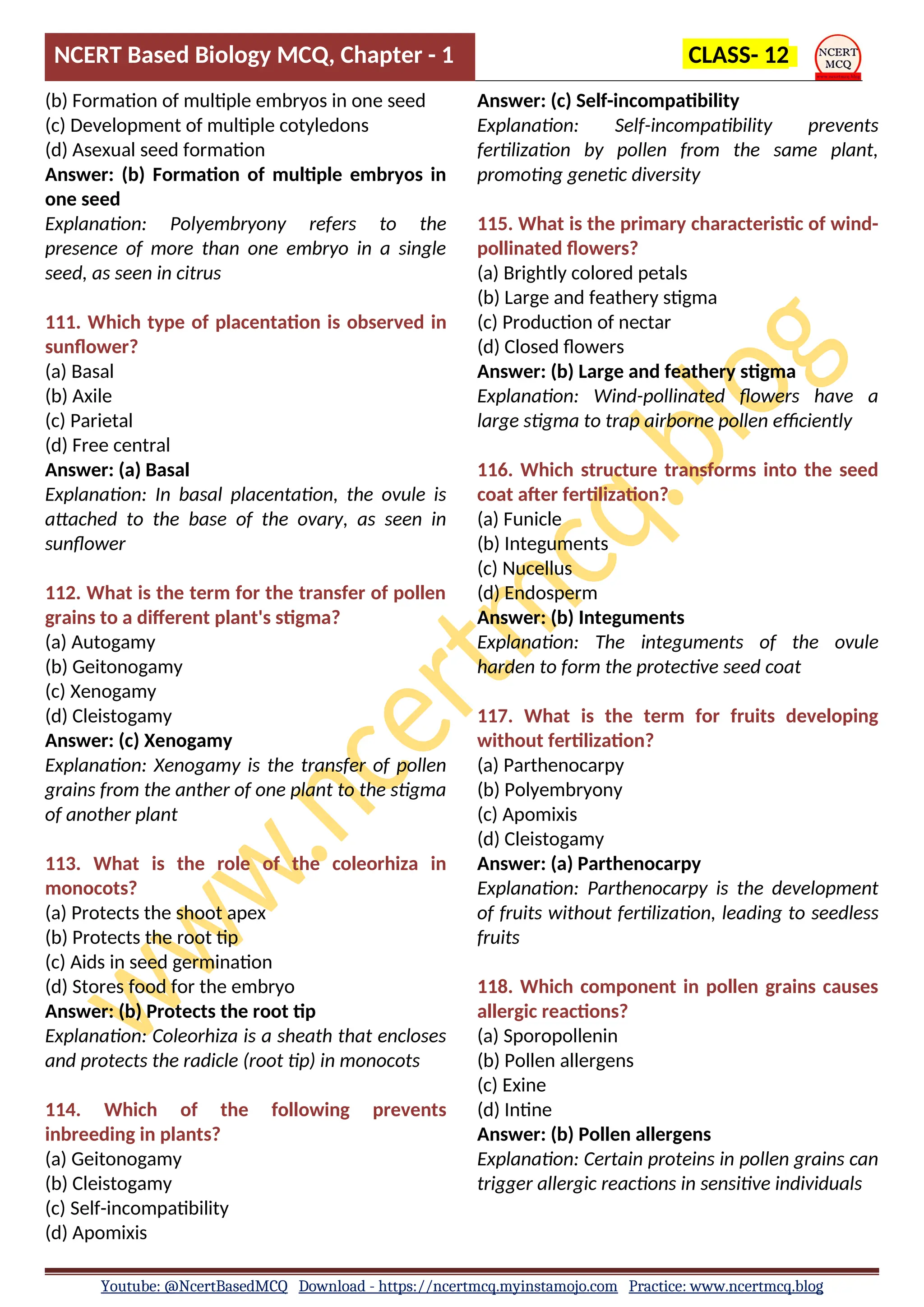 Chapter-1 Class-12th Biology NCERT Based Science MCQ.docx