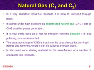 Chapter 1: Coal and petroleum | PPTX