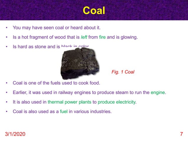 Chapter 1: Coal and petroleum | PPT