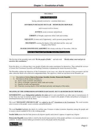 constitution of india | PDF