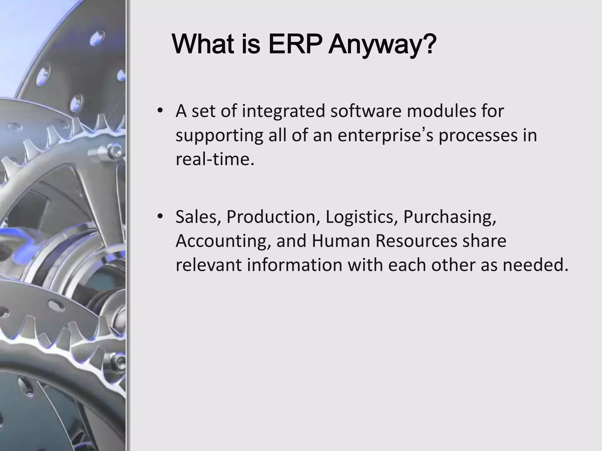 Chapter 1 erp | PPT