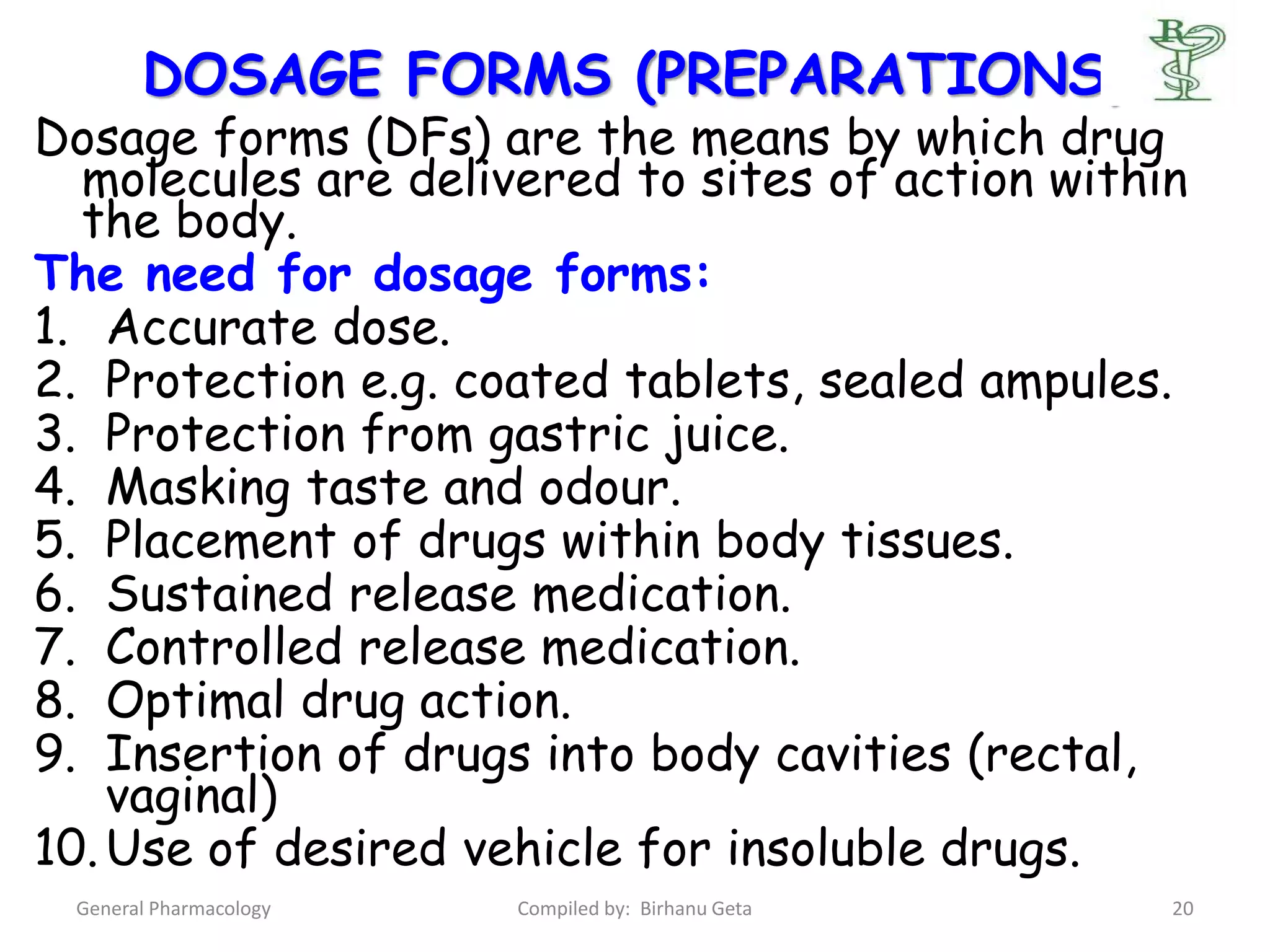 Chapter 1 general pharmacology | PPTX
