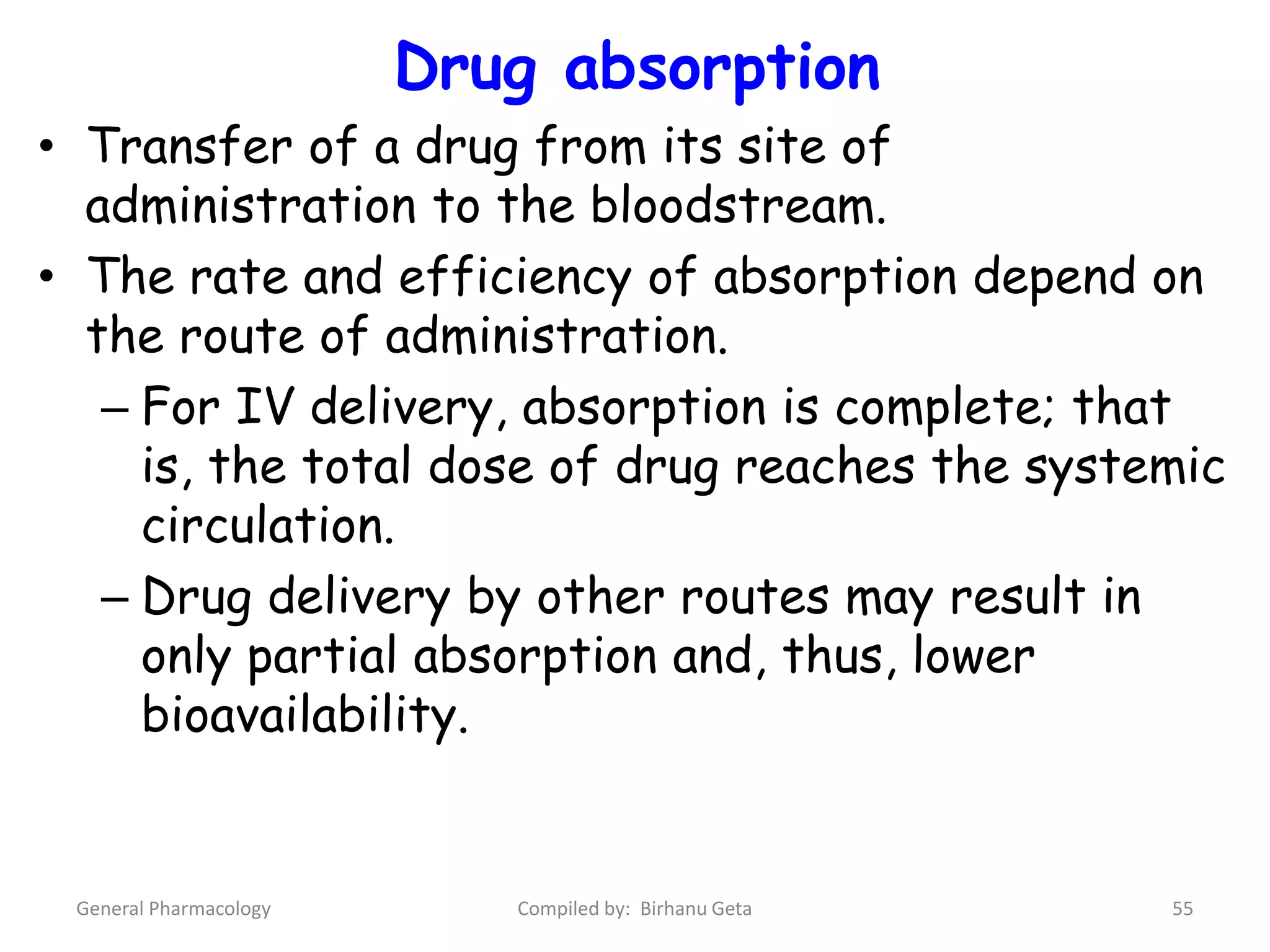 Chapter 1 general pharmacology | PPTX