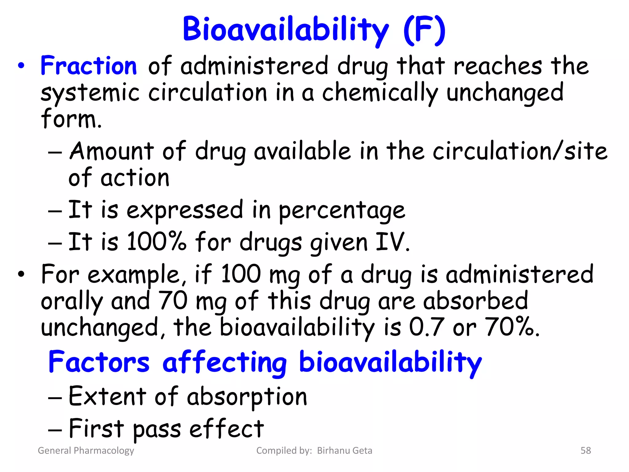 Chapter 1 general pharmacology | PPTX