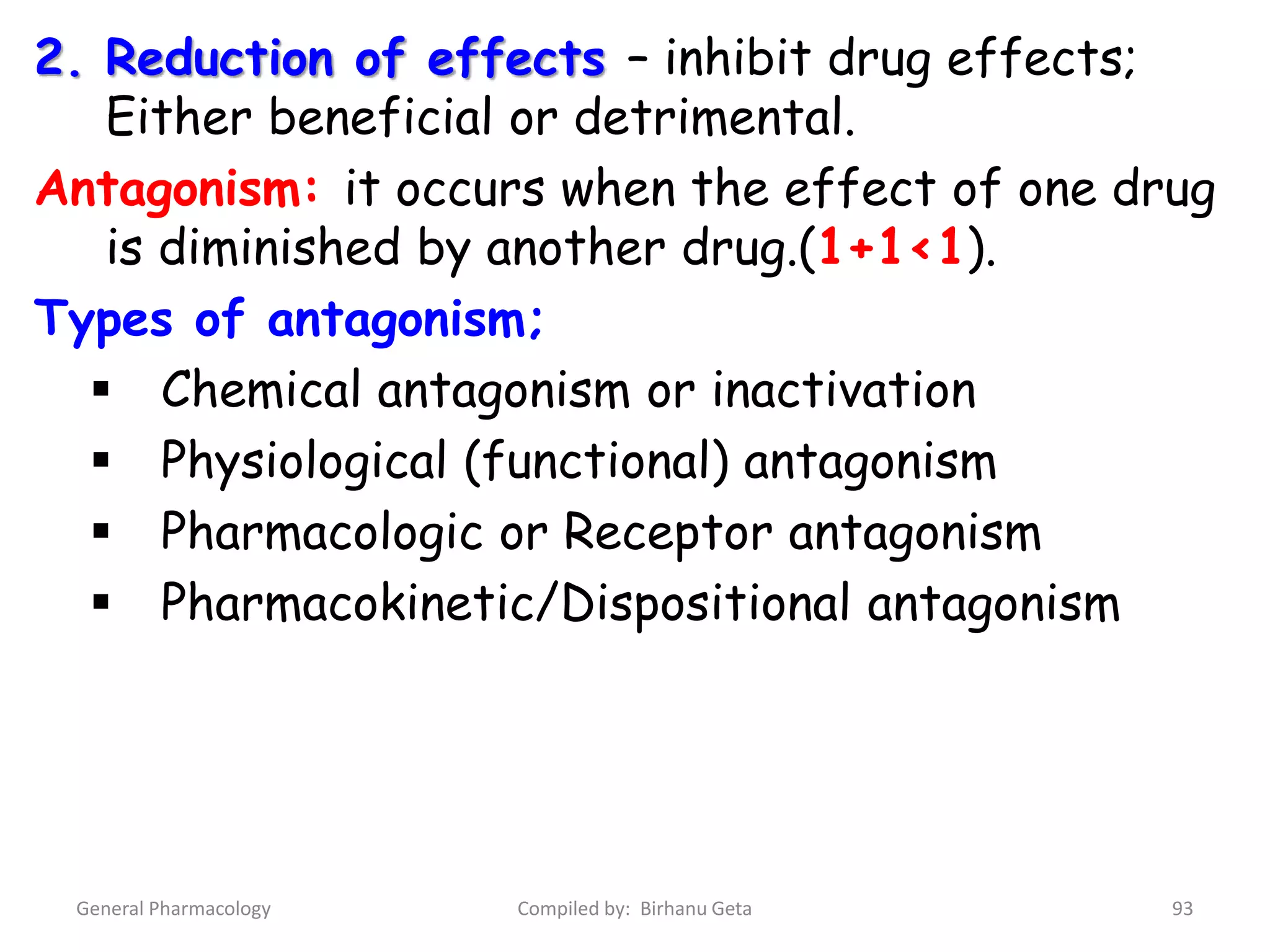 Chapter 1 general pharmacology | PPTX
