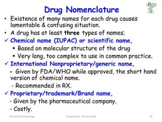 Chapter 1 general pharmacology | PPTX