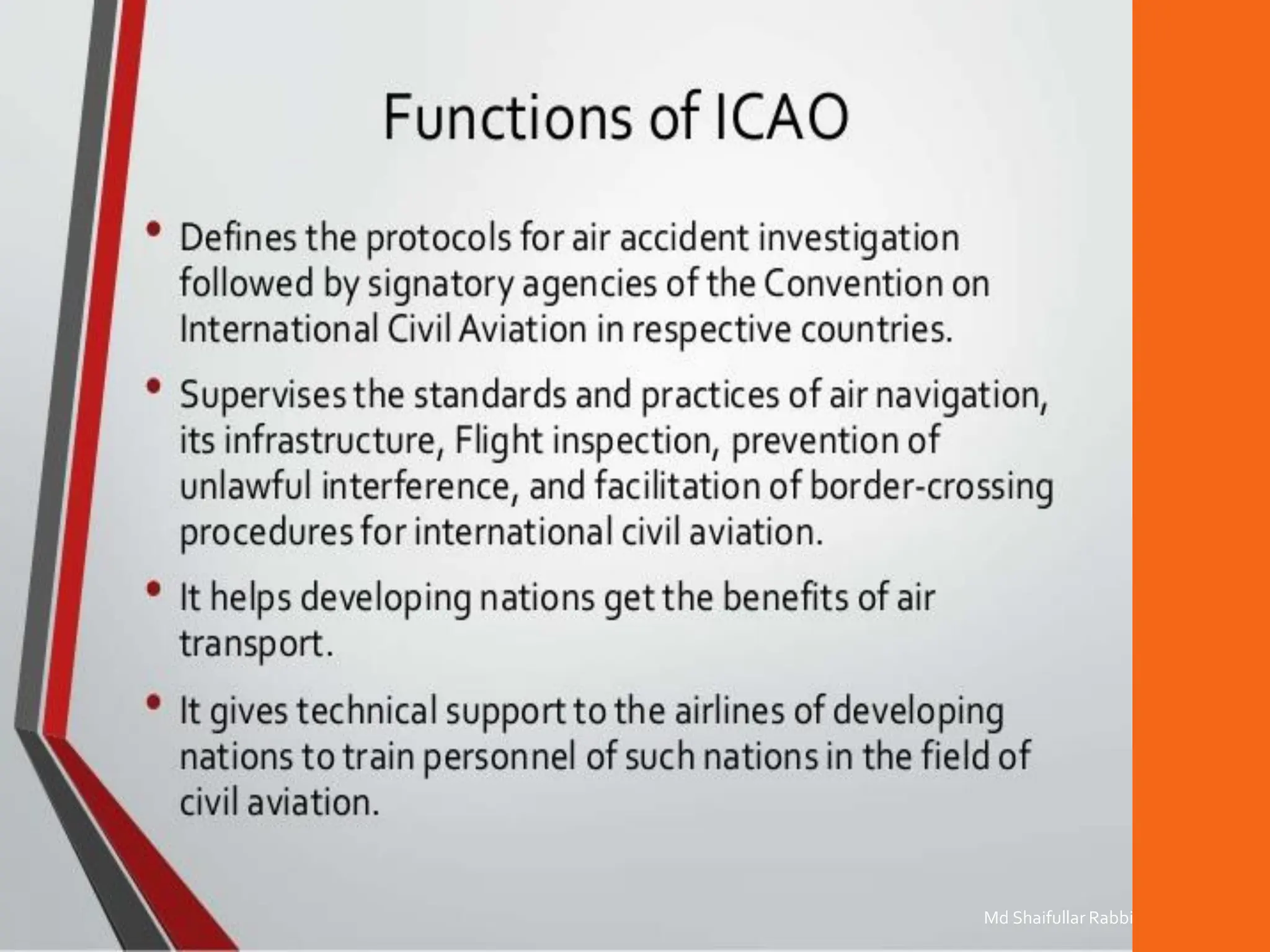Chapter-1 IATA, UFTAA, ICAO, FAA, CAA, ATAB, Conventions | PDF