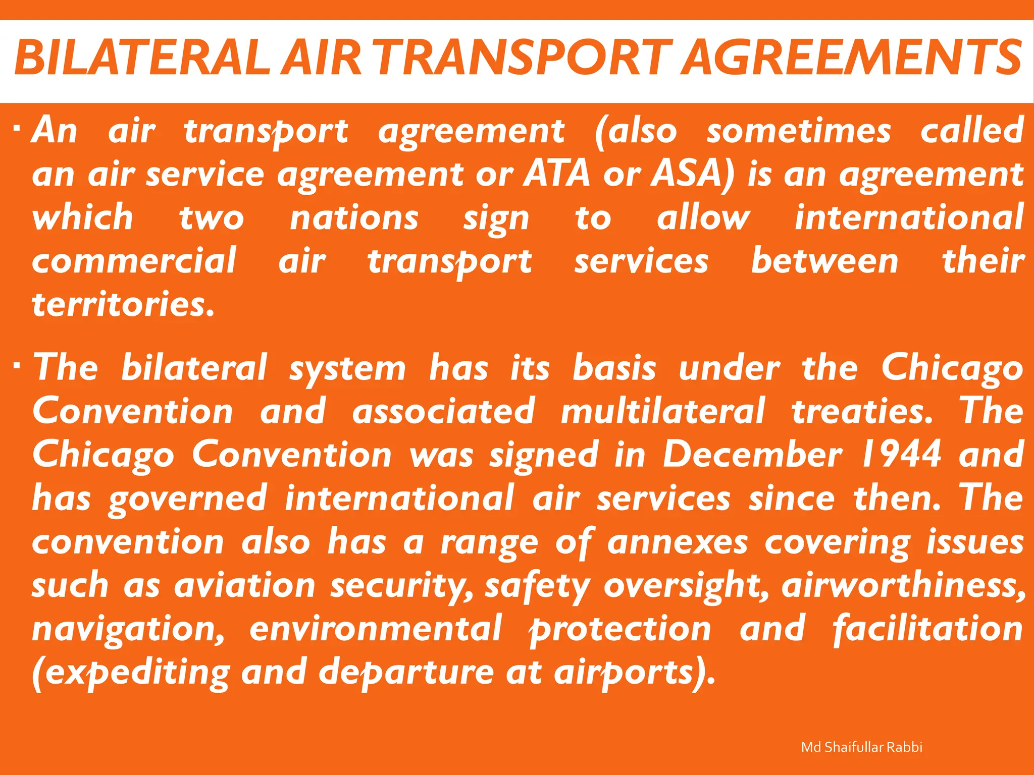 Chapter-1 IATA, UFTAA, ICAO, FAA, CAA, ATAB, Conventions | PDF