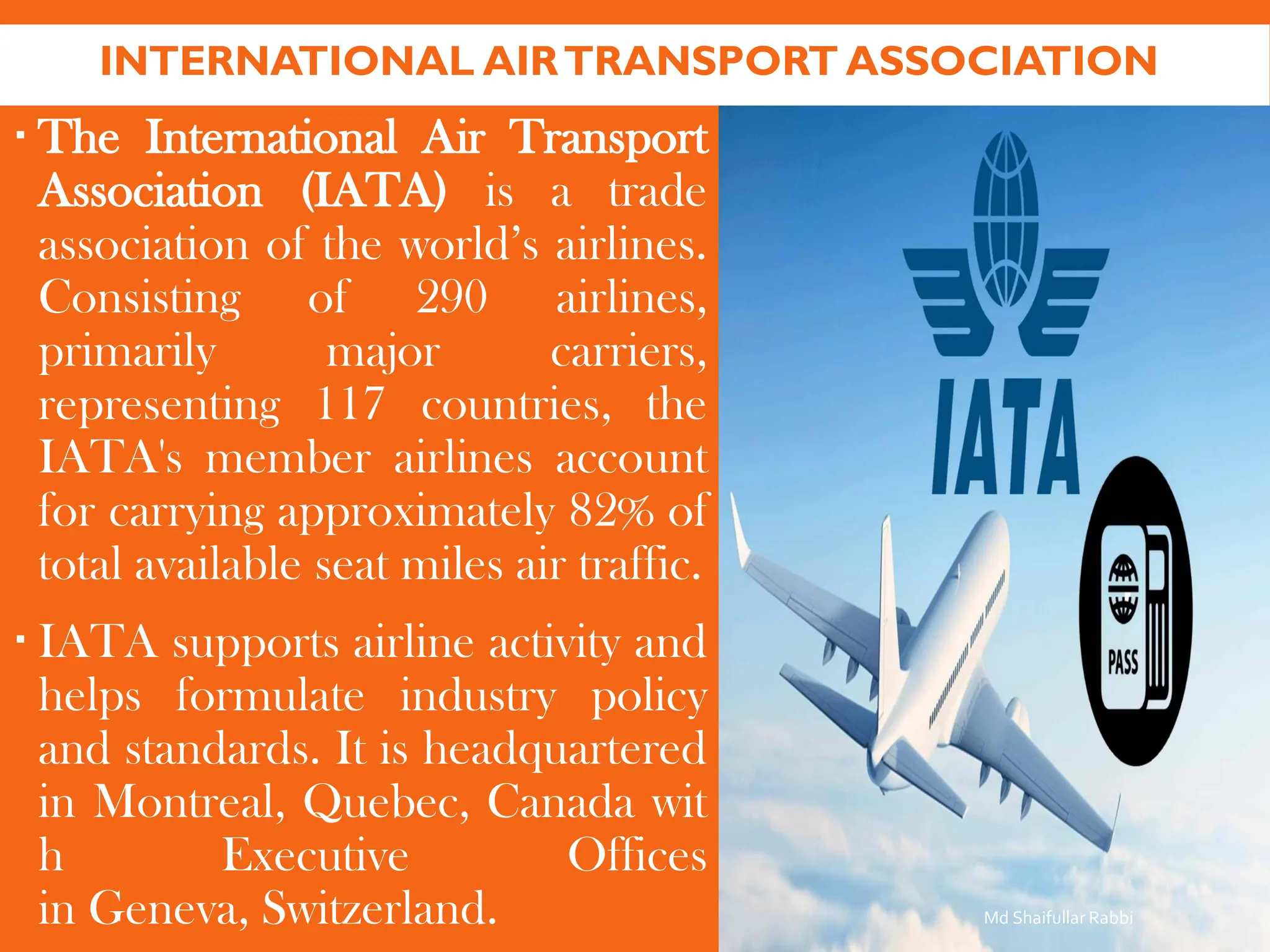 Chapter-1 IATA, UFTAA, ICAO, FAA, CAA, ATAB, Conventions | PDF