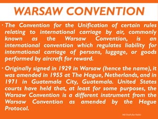 Chapter-1 IATA, UFTAA, ICAO, FAA, CAA, ATAB, Conventions | PDF