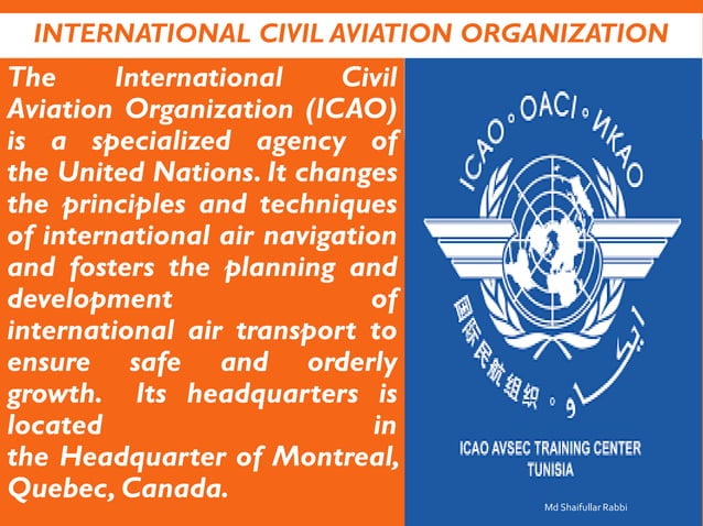 Chapter-1 IATA, UFTAA, ICAO, FAA, CAA, ATAB, Conventions | PDF
