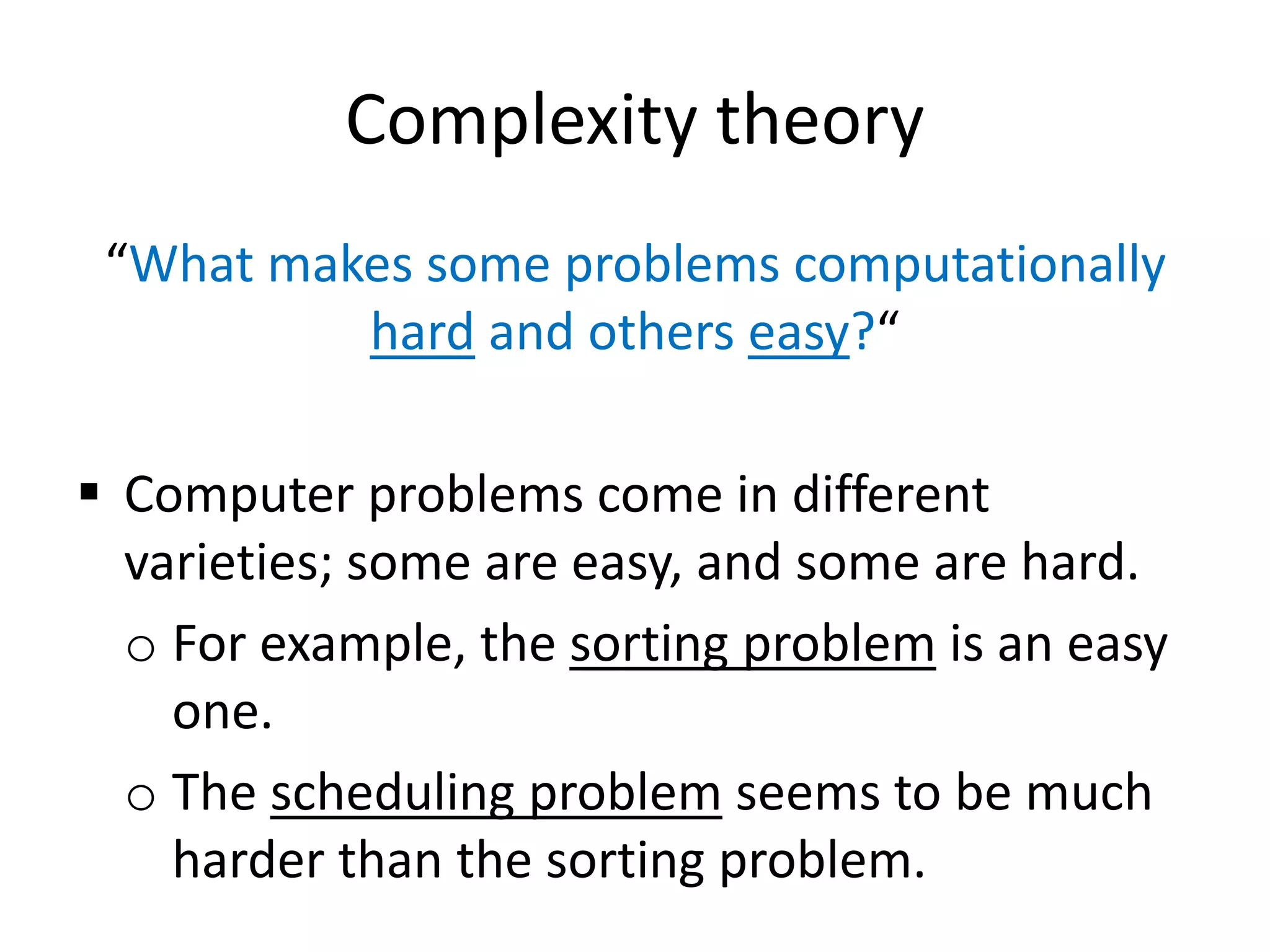 Theory of Computation "Chapter 1, introduction" | PPTX | Programming Languages | Computing