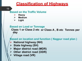 Chapter 1 Introduction to road | PPTX | Civil Engineering Industry ...