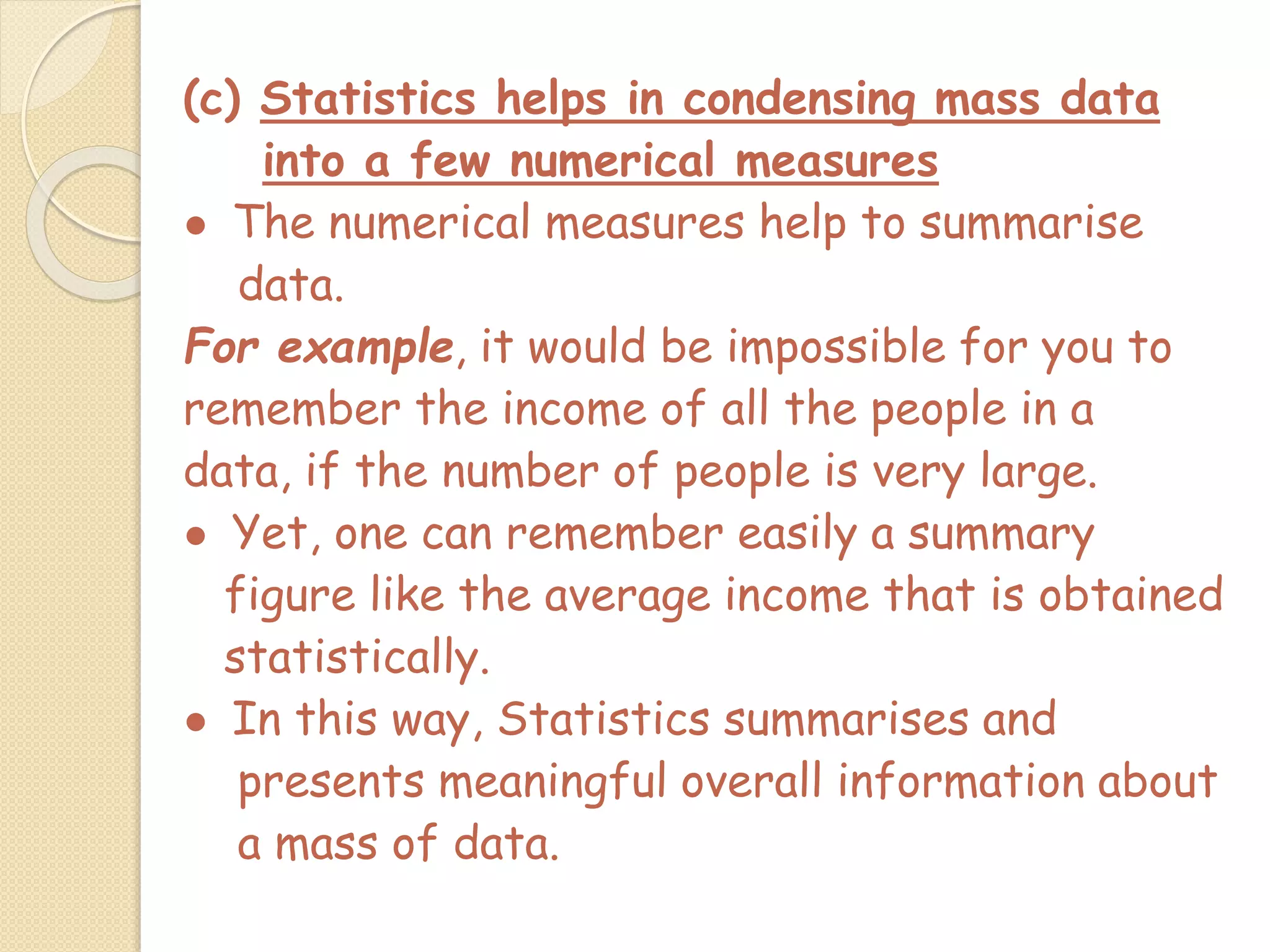 Chapter-1 Concept of Economics and Significance of Statistics in ...