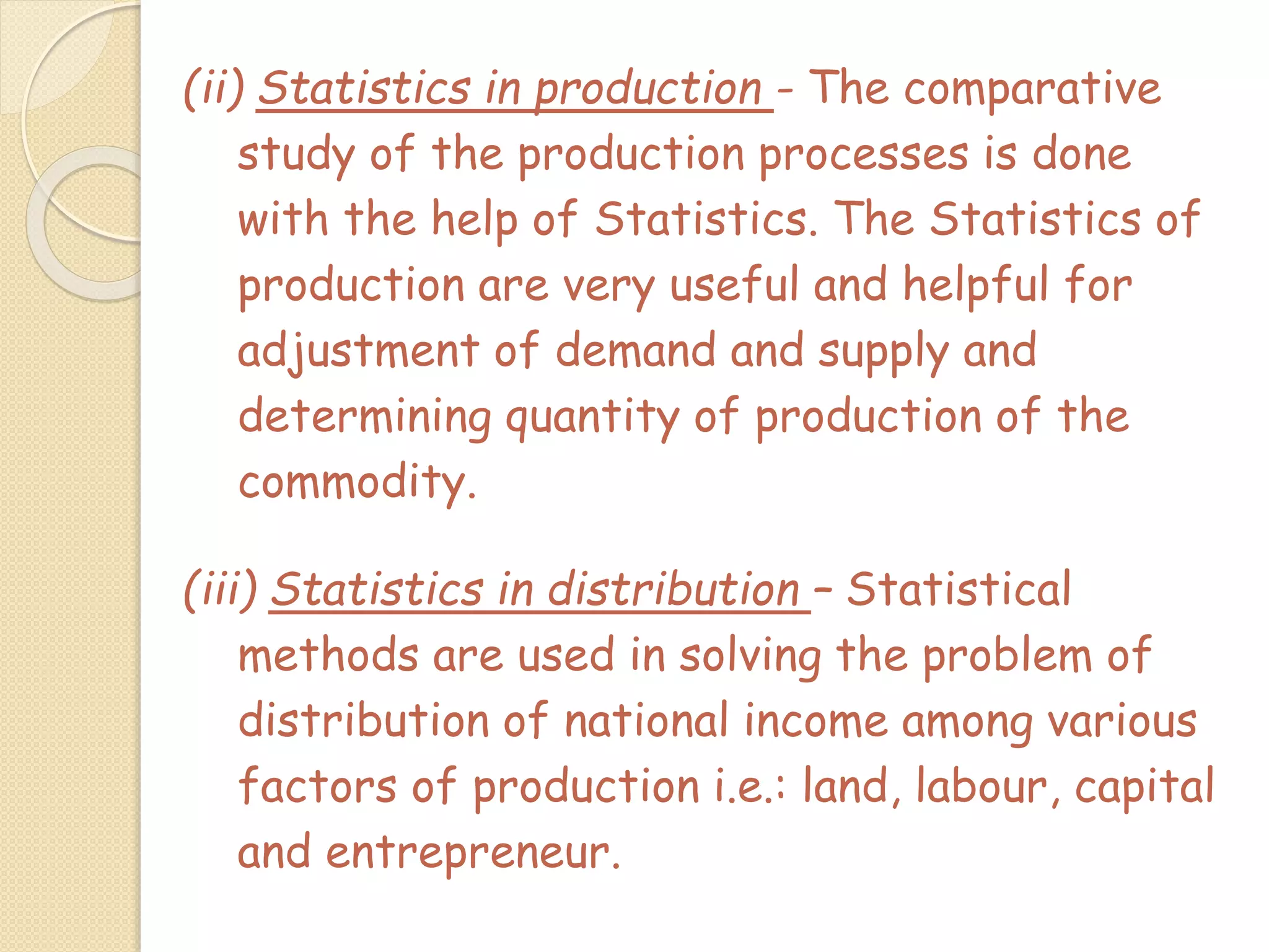 Chapter-1 Concept of Economics and Significance of Statistics in Economics | PPT
