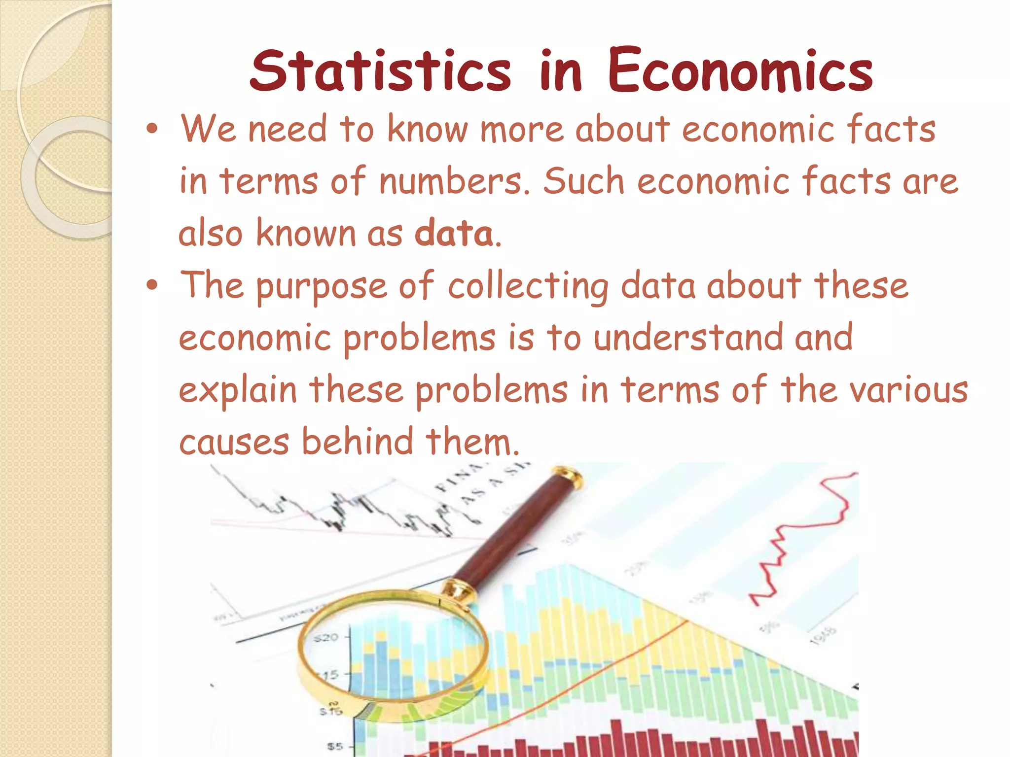 Chapter-1 Concept of Economics and Significance of Statistics in Economics | PPT