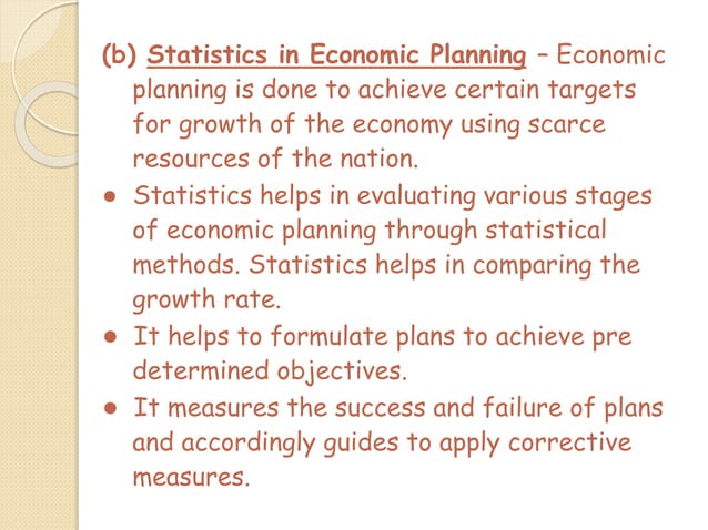 Chapter-1 Concept of Economics and Significance of Statistics in ...