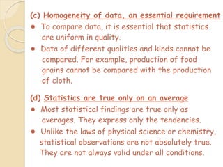 Chapter-1 Concept of Economics and Significance of Statistics in ...