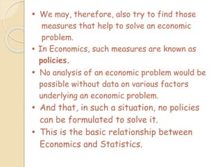 Chapter-1 Concept of Economics and Significance of Statistics in ...