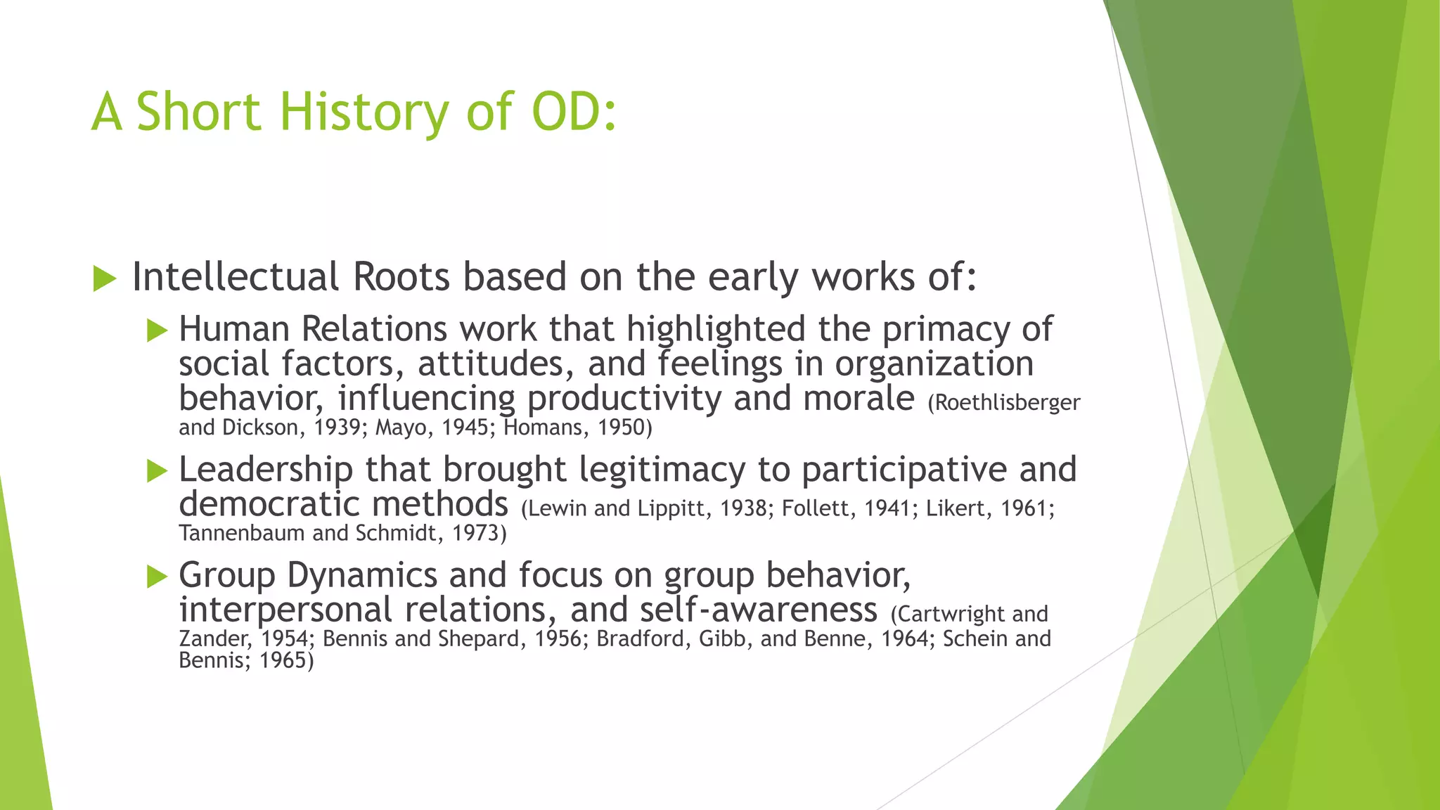 Chapter 1 organization development- an introduction | PPTX