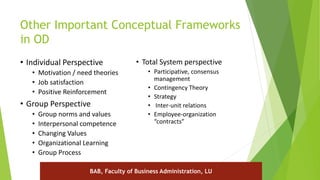 Chapter 1 organization development- an introduction | PPTX