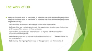 Chapter 1 organization development- an introduction | PPTX
