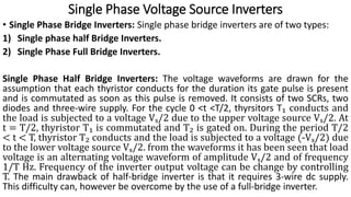 Chapter-1 PE-II, Voltage Source Inverters and Current Source Inverters | PPTX
